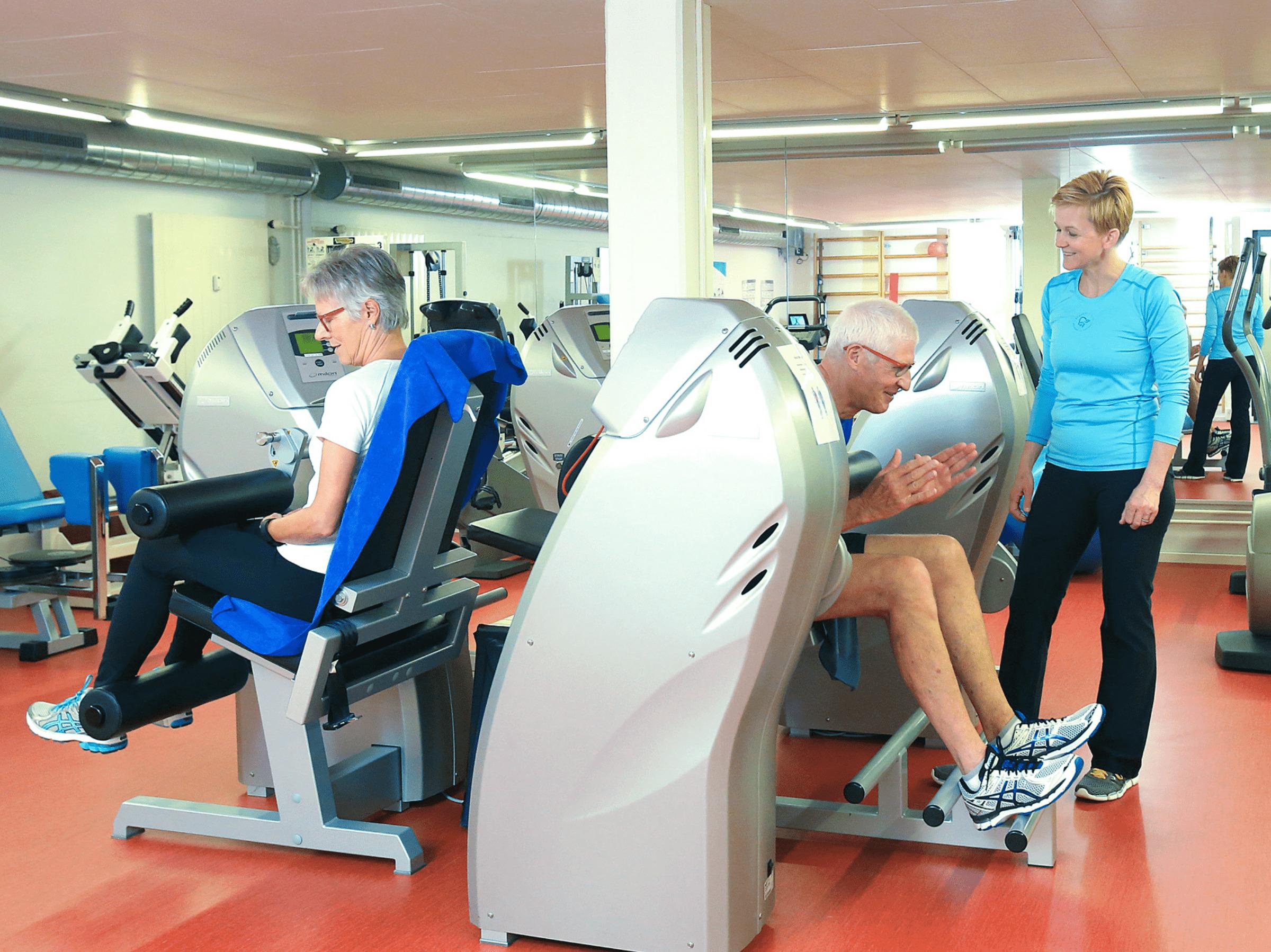 Krafttraining im Fitnesscenter